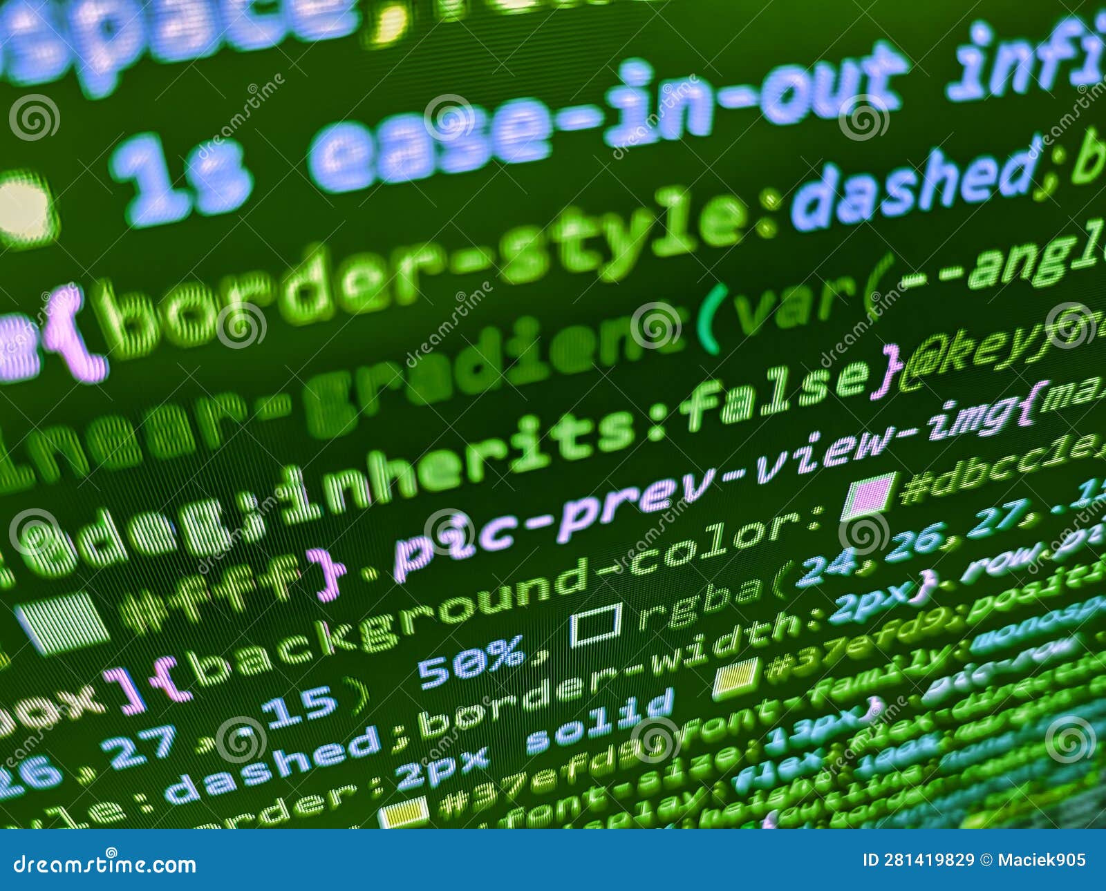 Code Background Close Up Of Random Computer Code Comprised Of Numbers And Letters Programming