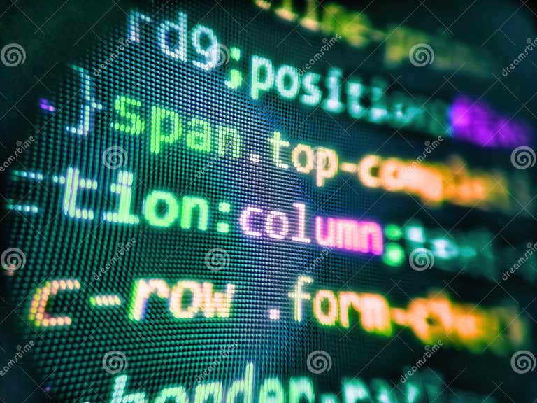 Code Background In Editor Concept Of Security Programming And Hacking Deep Decryption And 5405