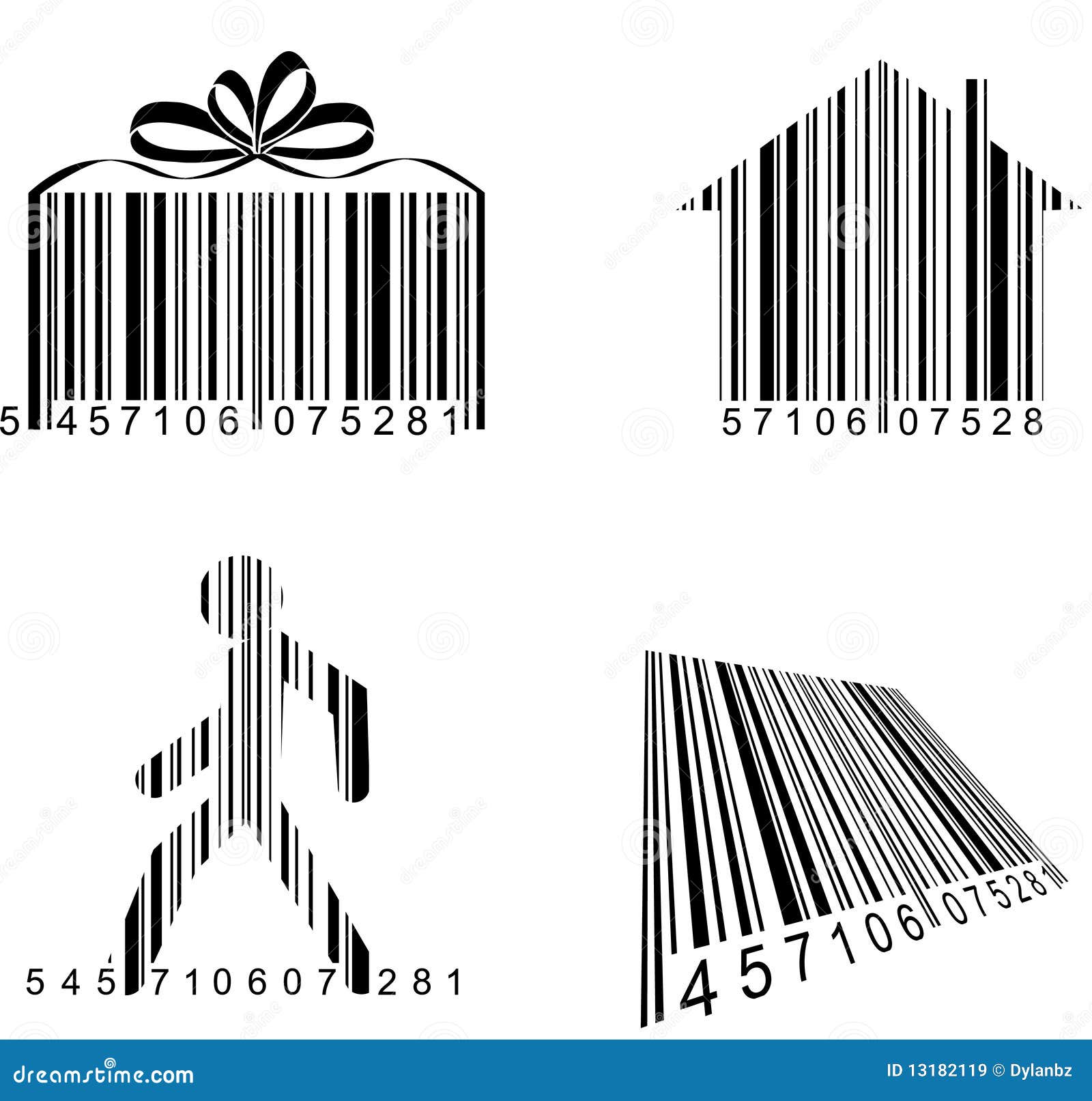 Code barres illustration de vecteur. Illustration of dessins - 13182119