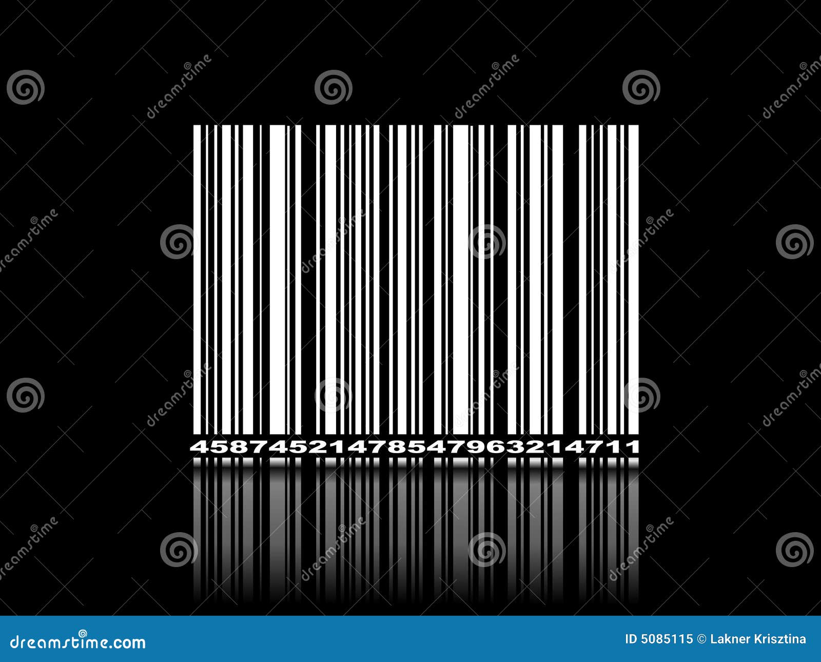 Code barres illustration de vecteur. Illustration du intérêt - 5085115