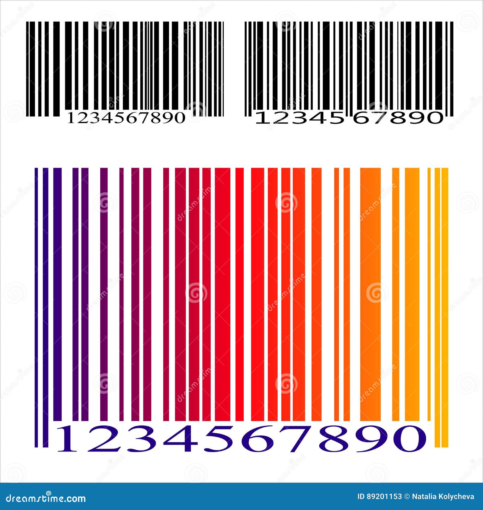 Code barres illustration de vecteur. Illustration du dessin - 89201153