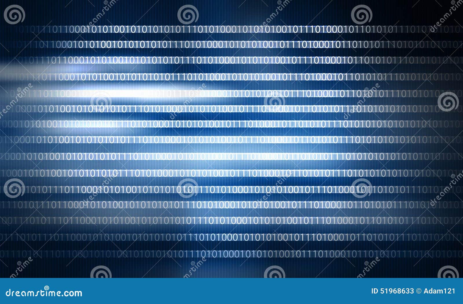 Code binaire illustration stock. Illustration du produit - 51968633