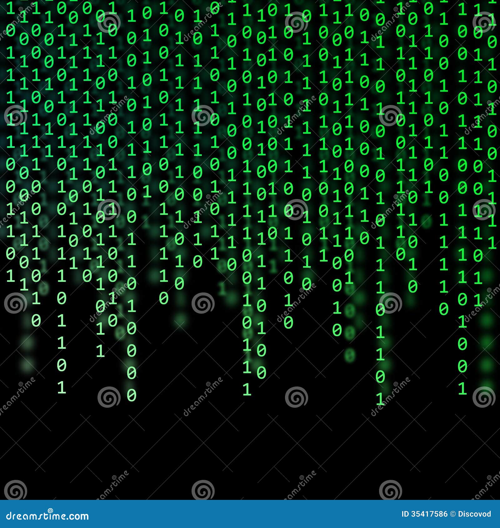 Code binaire vert abstrait photo stock. Image du fond - 35417586
