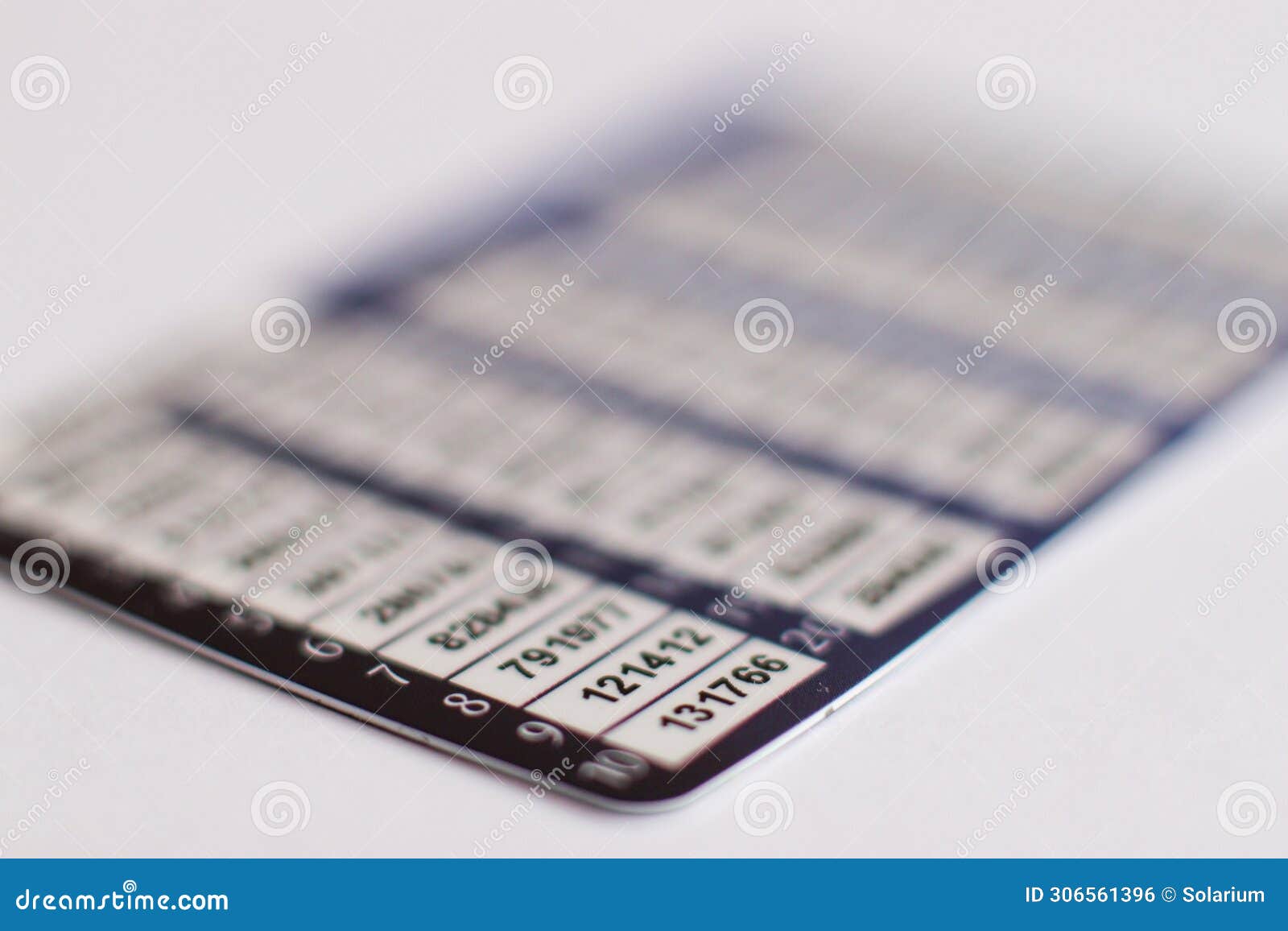 Code stock photo. Image of number, authorize, card, blurred - 306561396