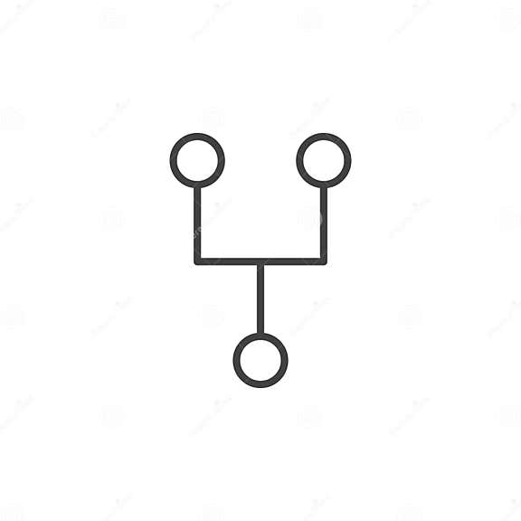 Code Branch Icon Set. Merge Data Request Vector Symbol. Route Code Sign ...