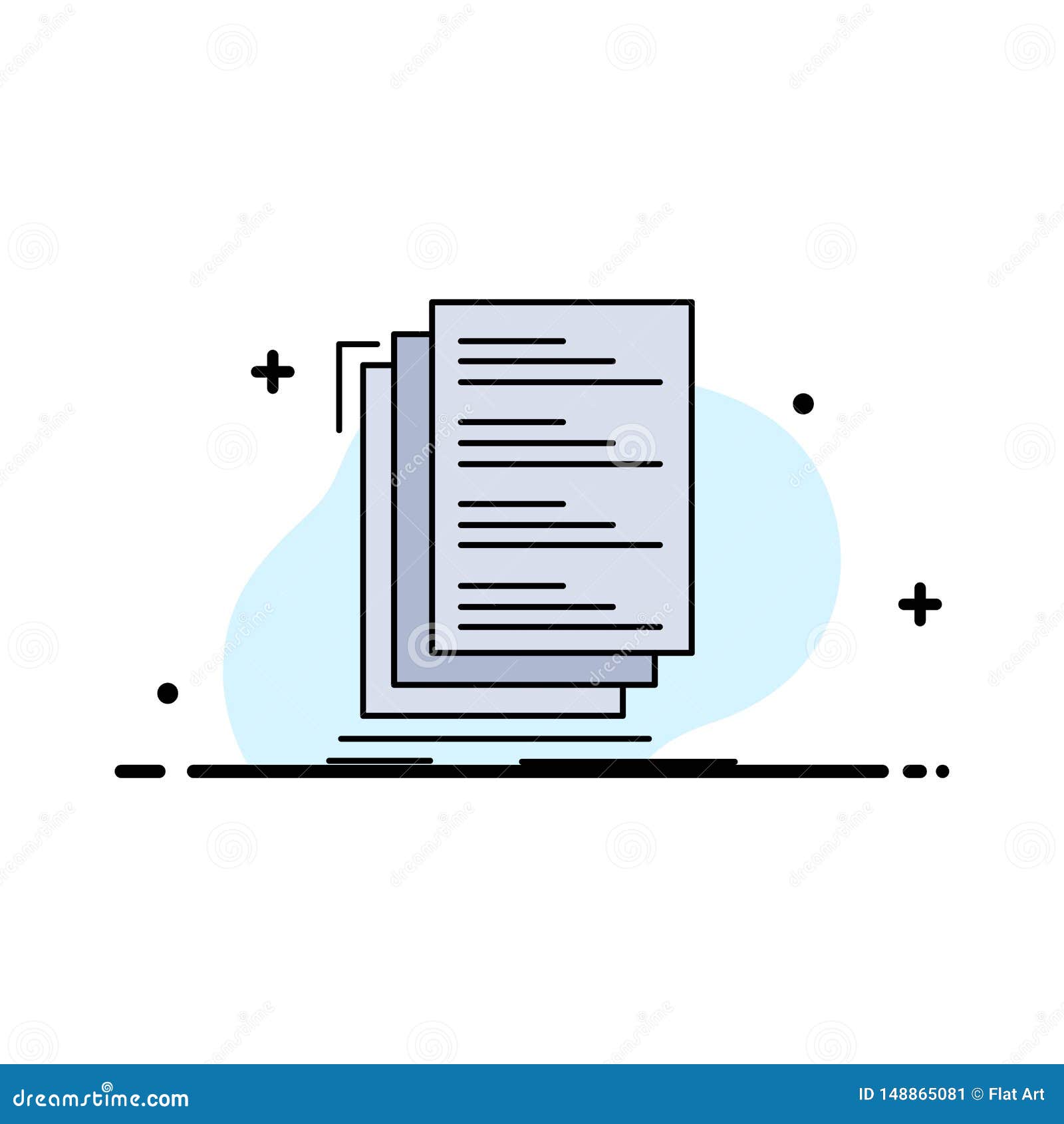 Code Coding Compile Files List Flat Color Icon Vector Stock Vector Illustration Of