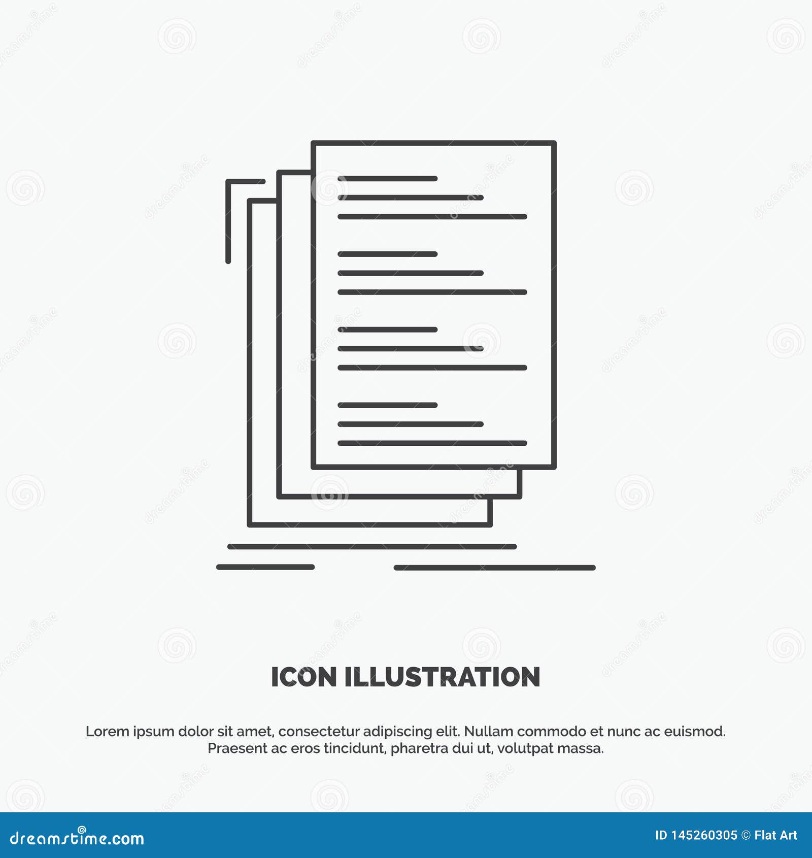 Code, Coding, Compile, Files, List Icon. Line Vector Gray Symbol for UI and UX, Website or ...
