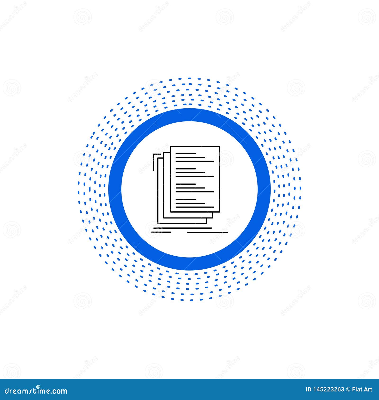 Code Coding Compile Files List Line Icon Vector Isolated Illustration Stock Vector