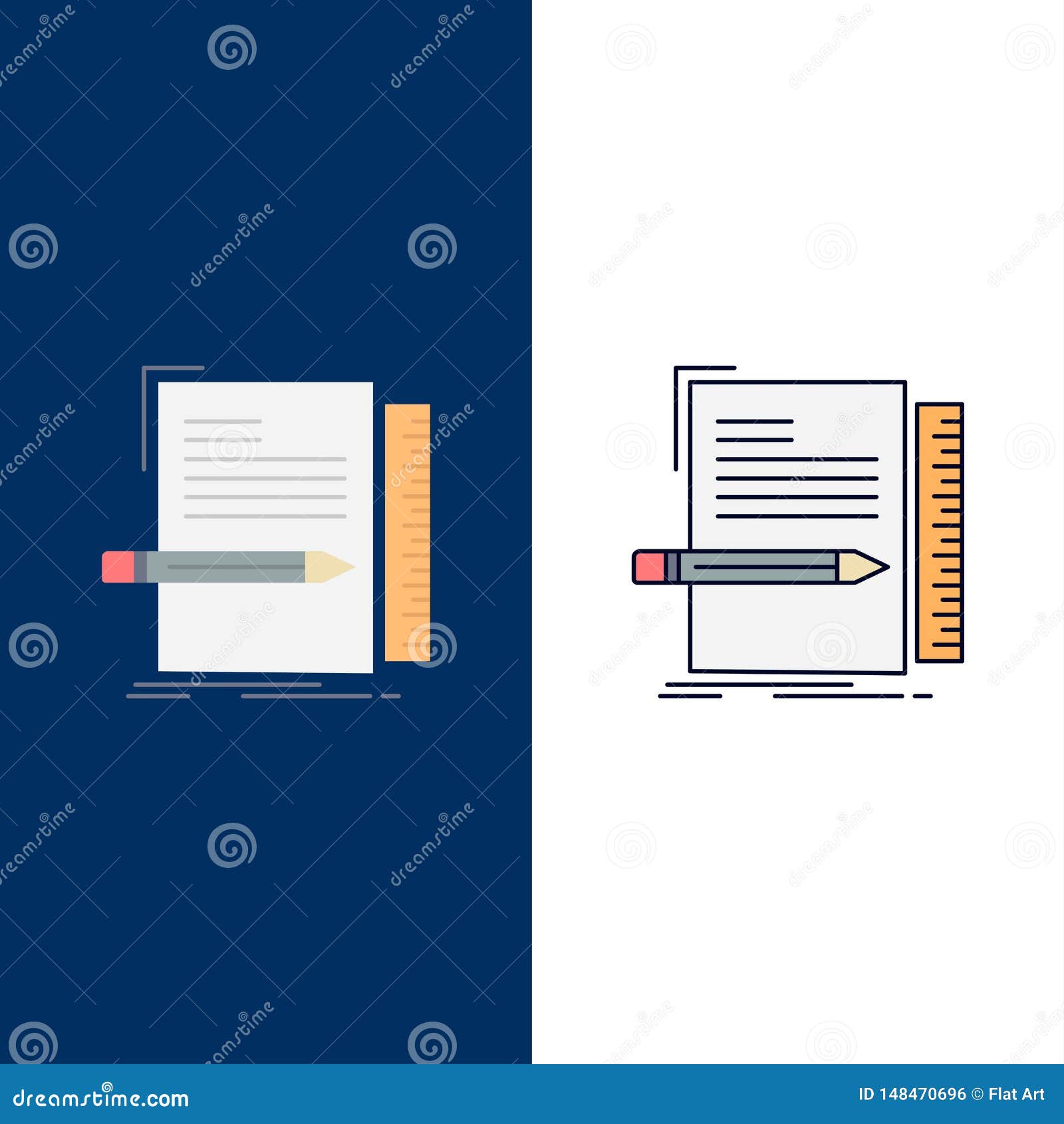 Code Coding File Programming Script Flat Color Icon Vector Stock Vector Illustration Of