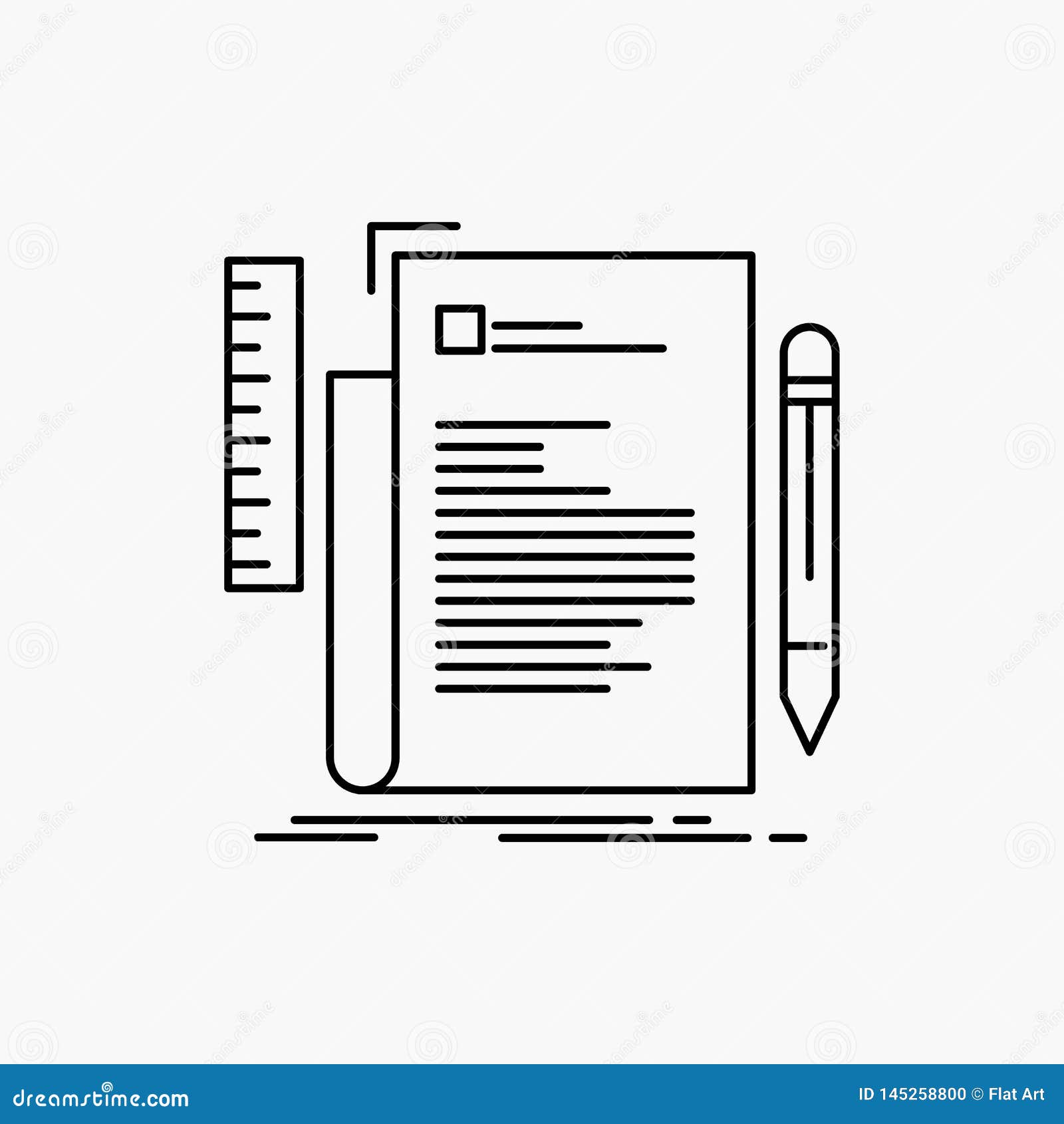 Code Coding File Programming Script Line Icon Vector Isolated Illustration Stock Vector