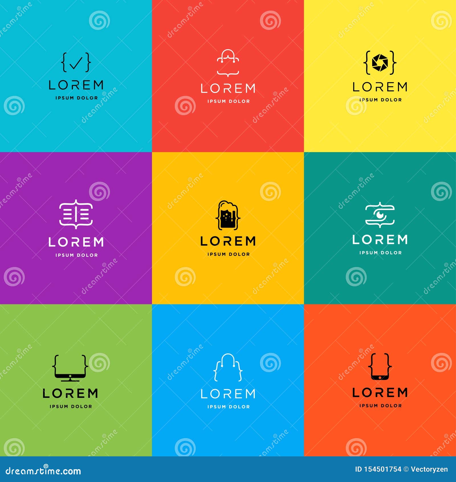 Code Coding Logo Design Set Vector Collection Stock Vector ... Code Coding Logo Design Set Vector Collection Stock Vector ...