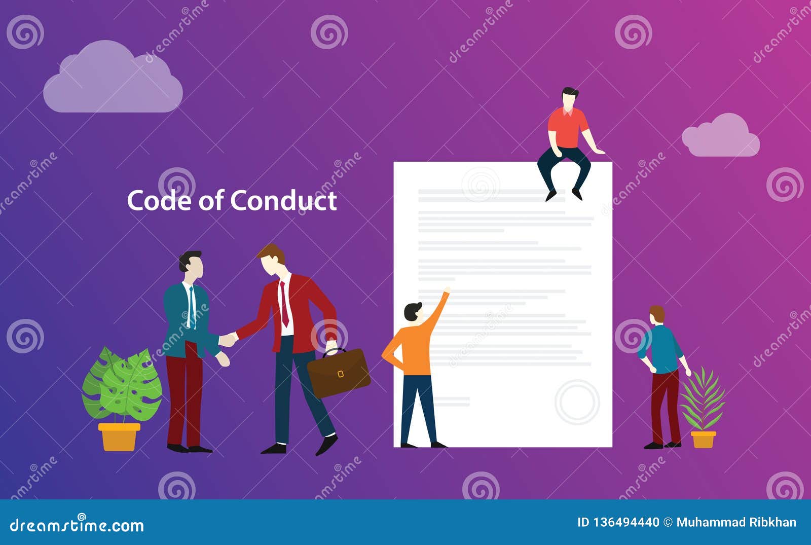 Code Of Conduct Stock Photo | CartoonDealer.com #51796248