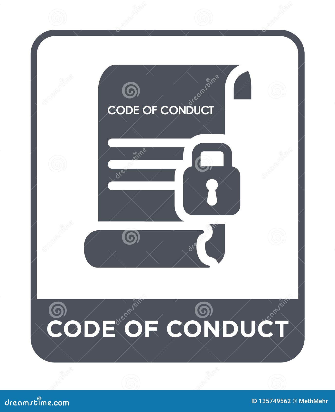 Code Of Conduct Icon In Trendy Design Style. Code Of Conduct Icon ... Code Of Conduct Icon In Trendy Design Style. Code Of Conduct Icon ...