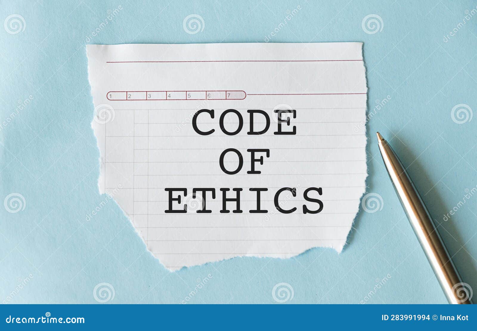 Code of Conduct Text Written on of Page. Motivation Concept Image Stock ...