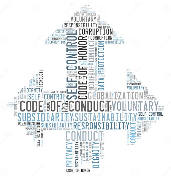 Code of conduct stock illustration. Illustration of control - 51794940