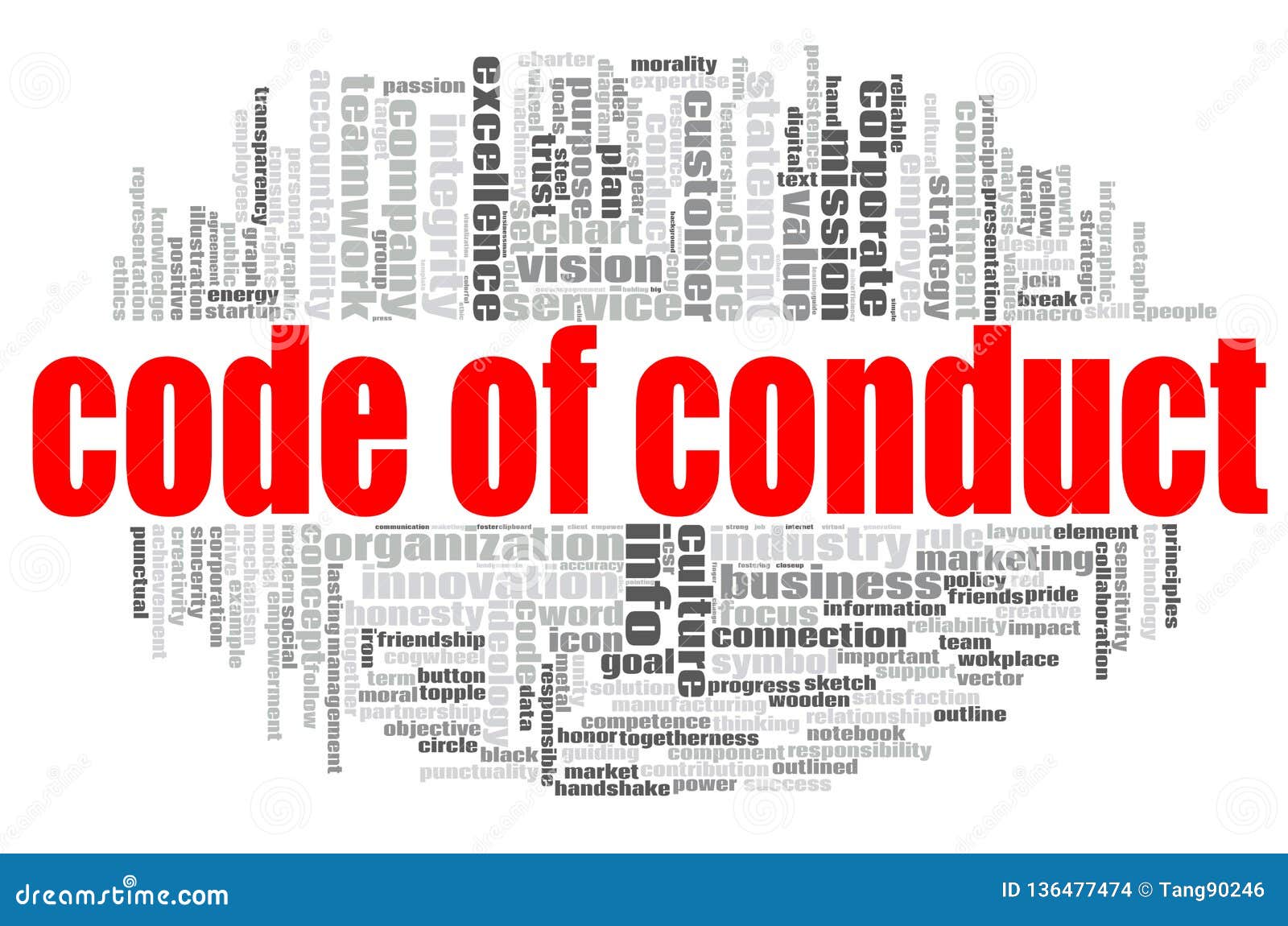 Code Of Conduct Stock Photo | CartoonDealer.com #51796248