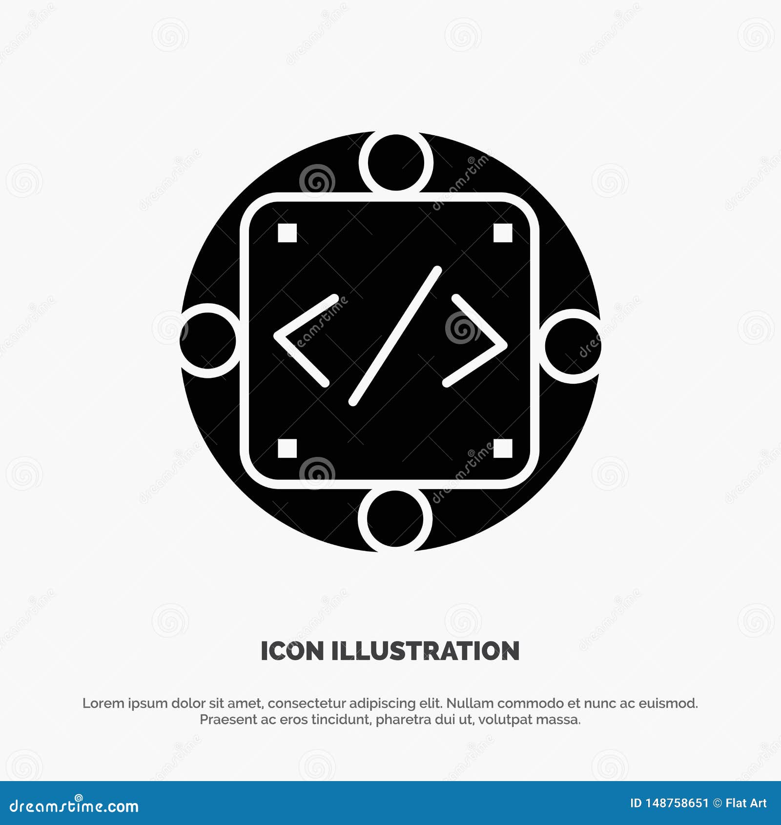 Code, Custom, Implementation, Management, Product Solid Glyph Icon ... Code, Custom, Implementation, Management, Product Solid Glyph Icon ...