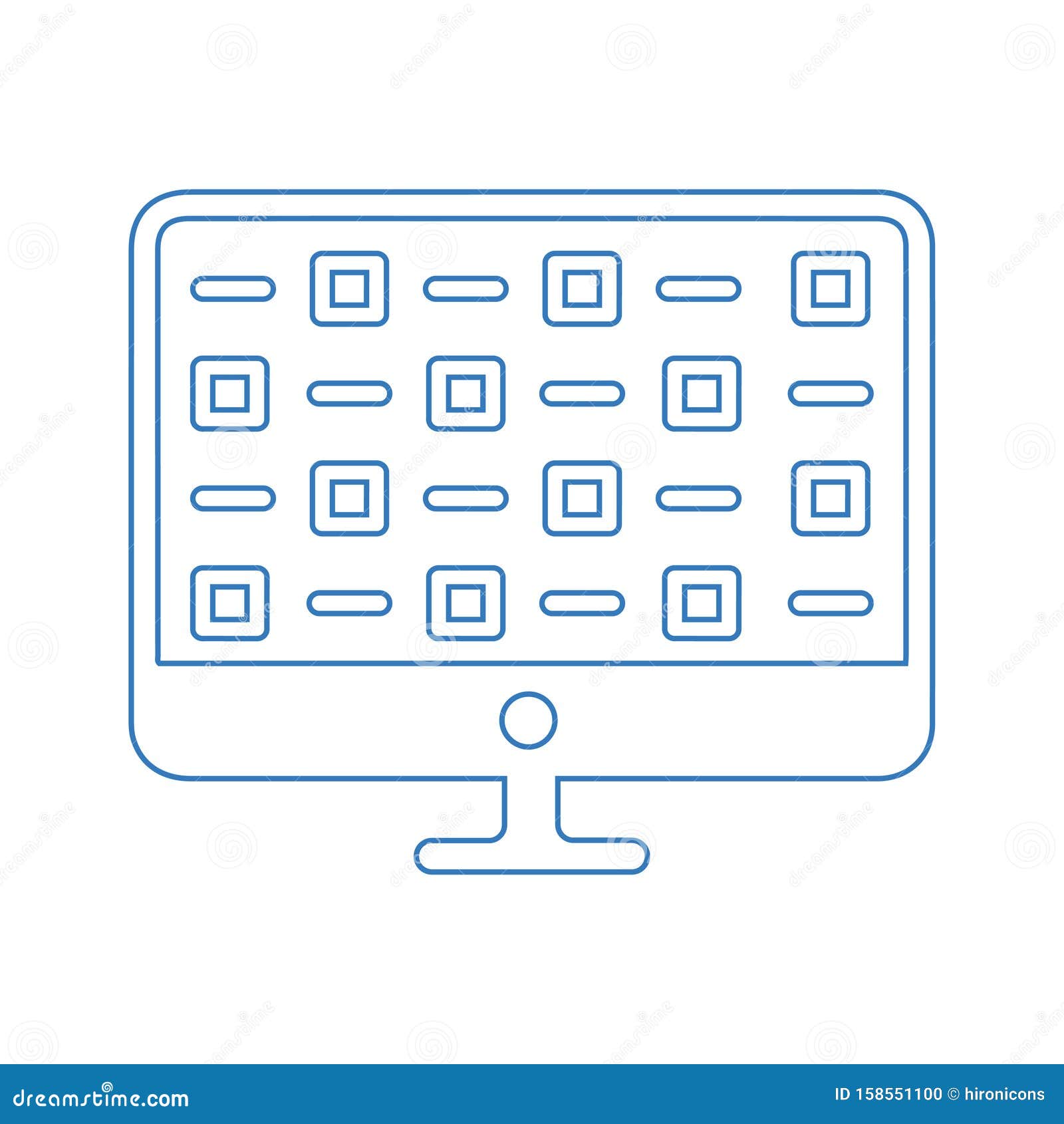 Code, Data Hack, Hacking Icon Stock Illustration - Illustration of ...