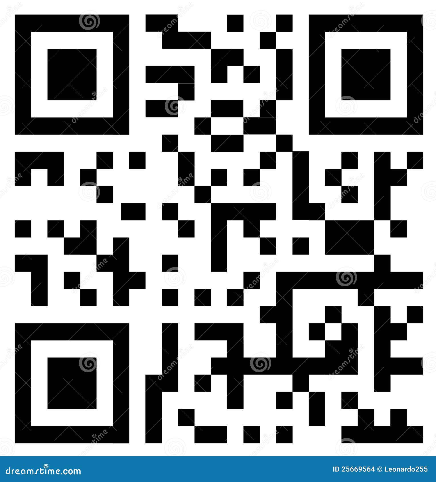 Code de Qr illustration de vecteur. Illustration du prix - 25669564