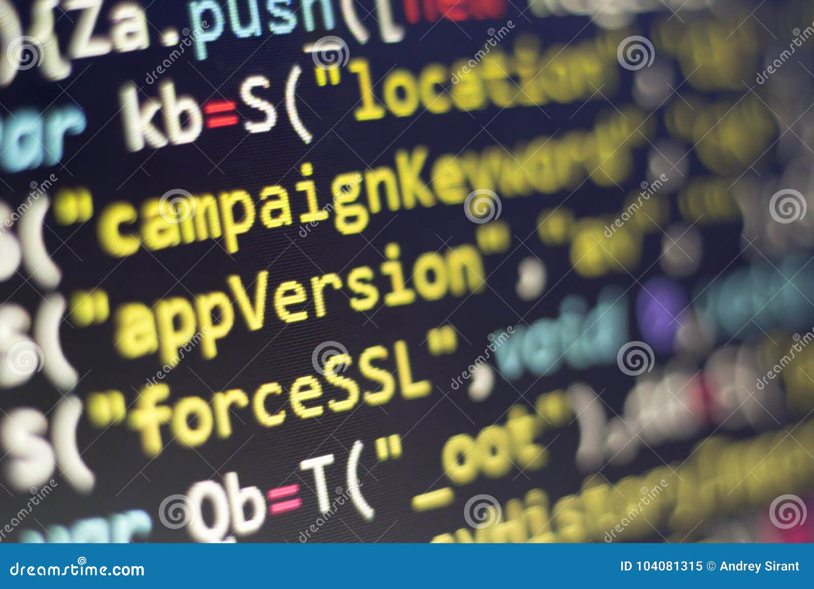 Code Des Web-Entwicklungs-Javascript HTML5 Abstrakter Moderner ...