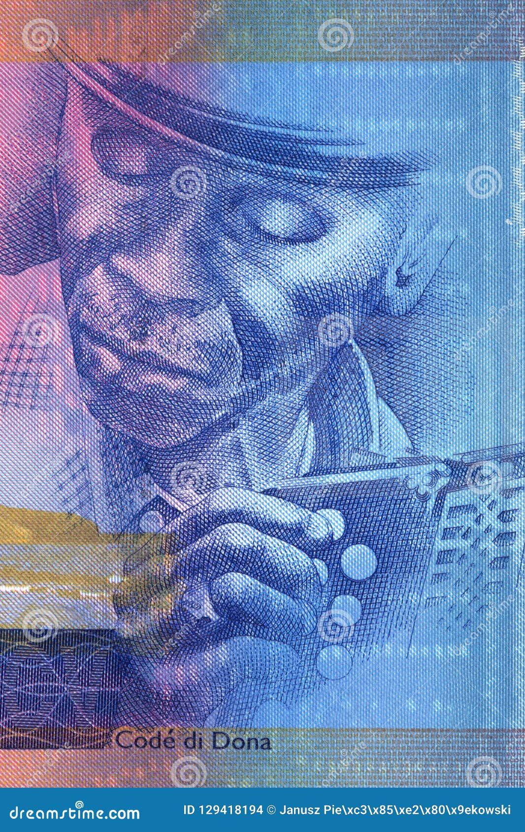 Code di Dona portrait stock photo. Image of musician - 129418194