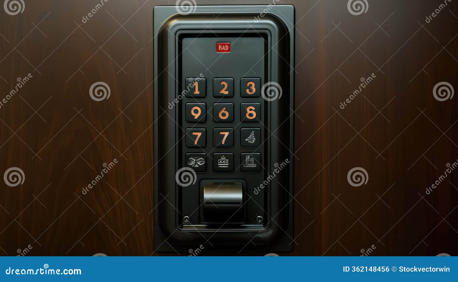Code door keypad stock illustration. Illustration of installation ...
