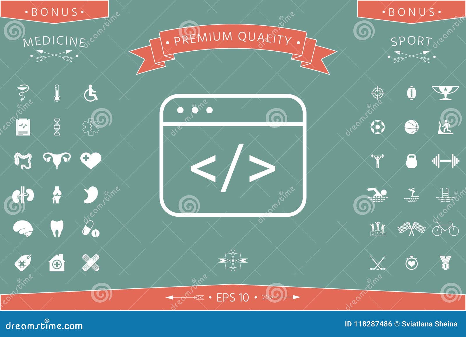 Code editor icon stock vector. Illustration of internet - 118287486