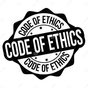 Code of Ethics Label or Stamp Stock Vector - Illustration of decency ...
