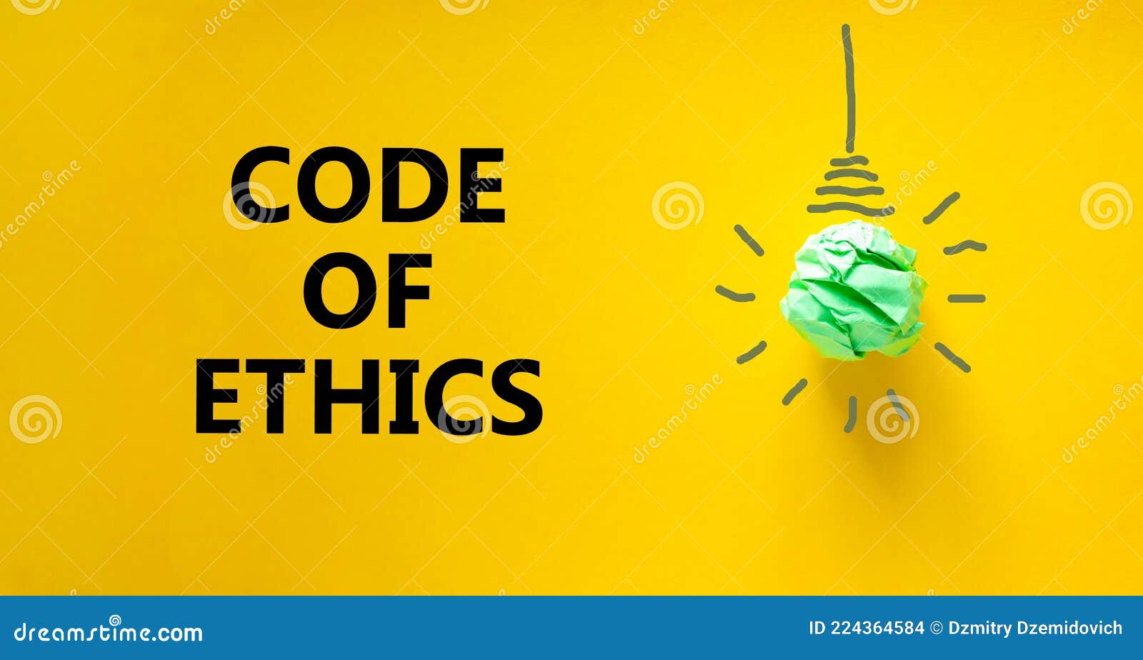 Code Of Ethics Symbol. Tablet With Words `code Of Ethics`. Businessman ...