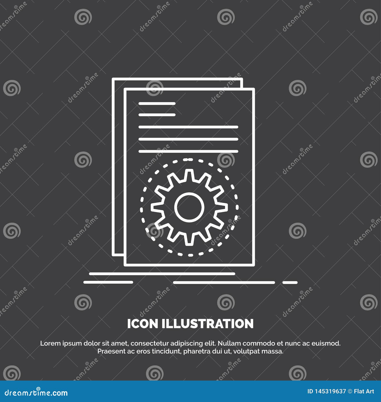Code Executable File Running Script Icon Line Vector Symbol For Ui And Ux Website Or