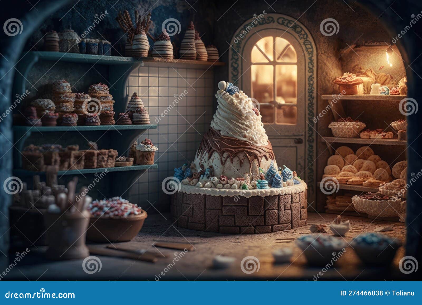 Code of Fantasy Bakery in Unreal Engine 5 Stock Illustration ...