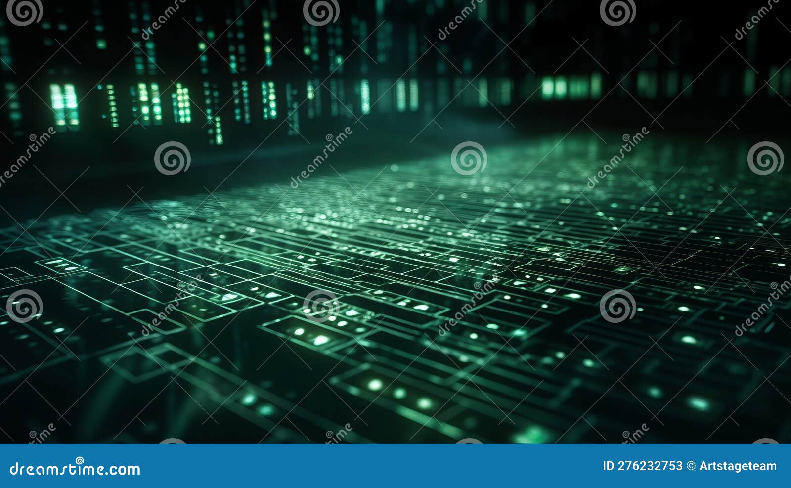 Code Flowing Matrix Style Soft Green Font Realistic. Al Generated Stock ...