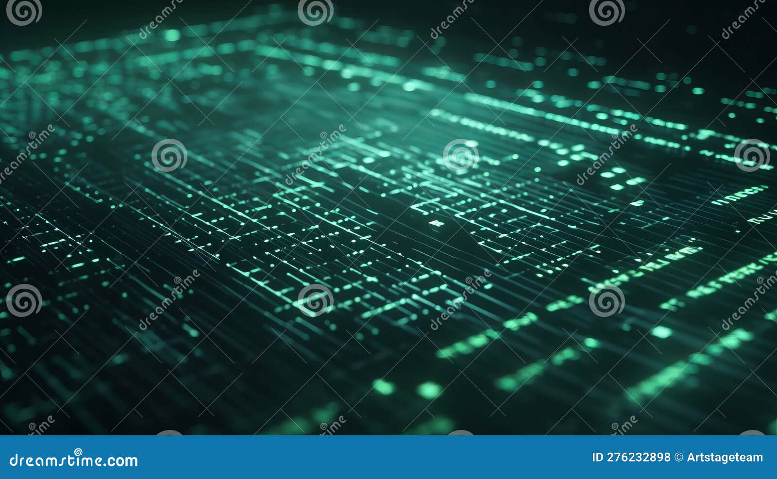 Code Flowing Matrix Style Soft Green Font Realistic. Al Generated Stock ...