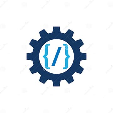 Code Gear Logo Icon Design stock vector. Illustration of concept ...