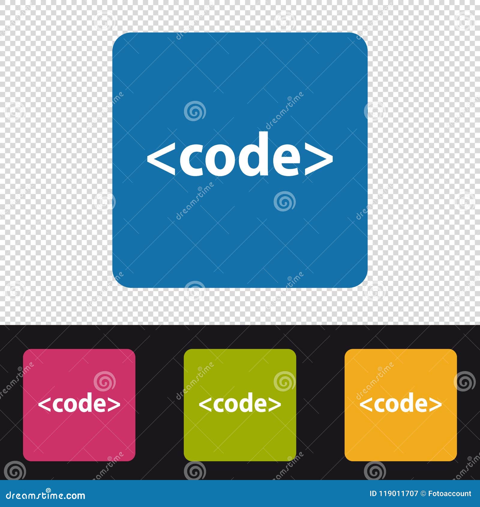 Code Icon - Programming Language Sign - Colorful Vector Illustration ... Code Icon - Programming Language Sign - Colorful Vector Illustration ...