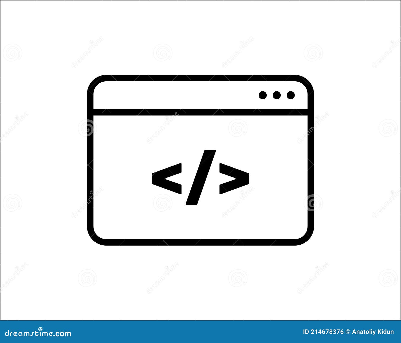 Code Icon in Trendy Flat Style Isolated on Grey Background. Code Symbol ...