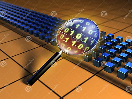 Code inspection stock illustration. Illustration of network - 9226368