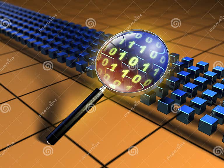 Code inspection stock illustration. Illustration of network - 9226368