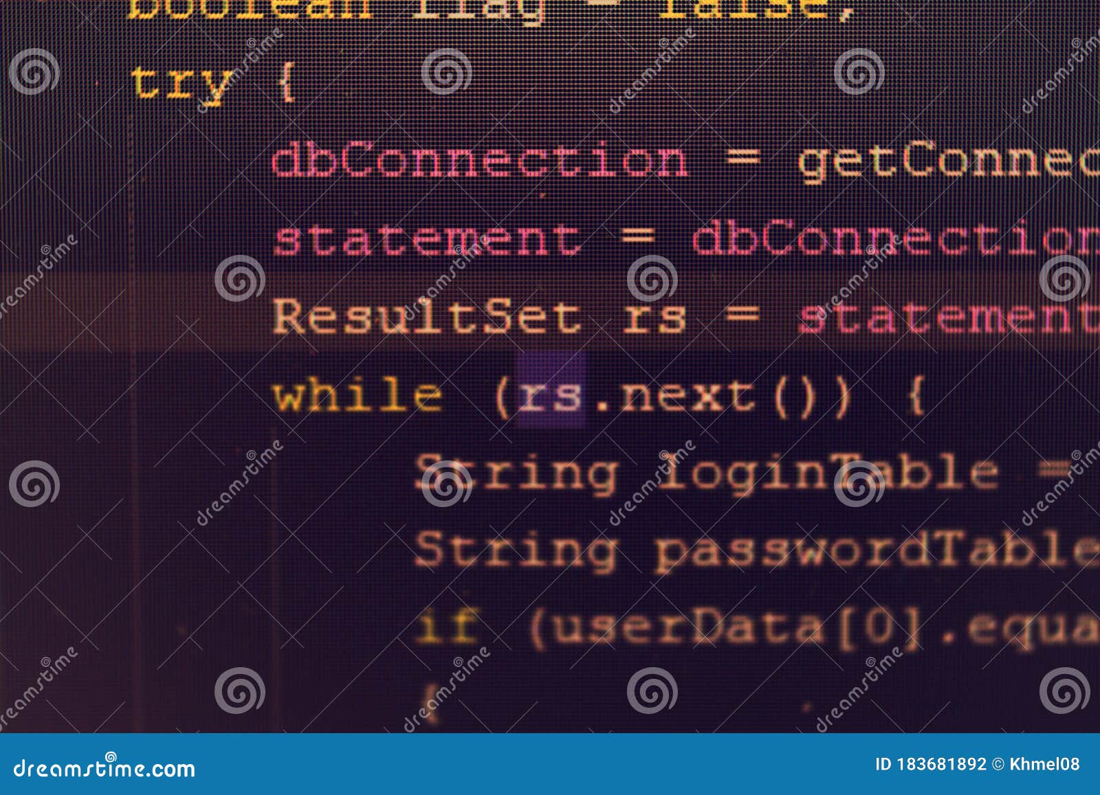 The Code in the Java Programming Language. the Part of the Program Code ...