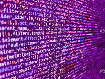 Code of Javascript Language on White Background. Failure in the Program ...