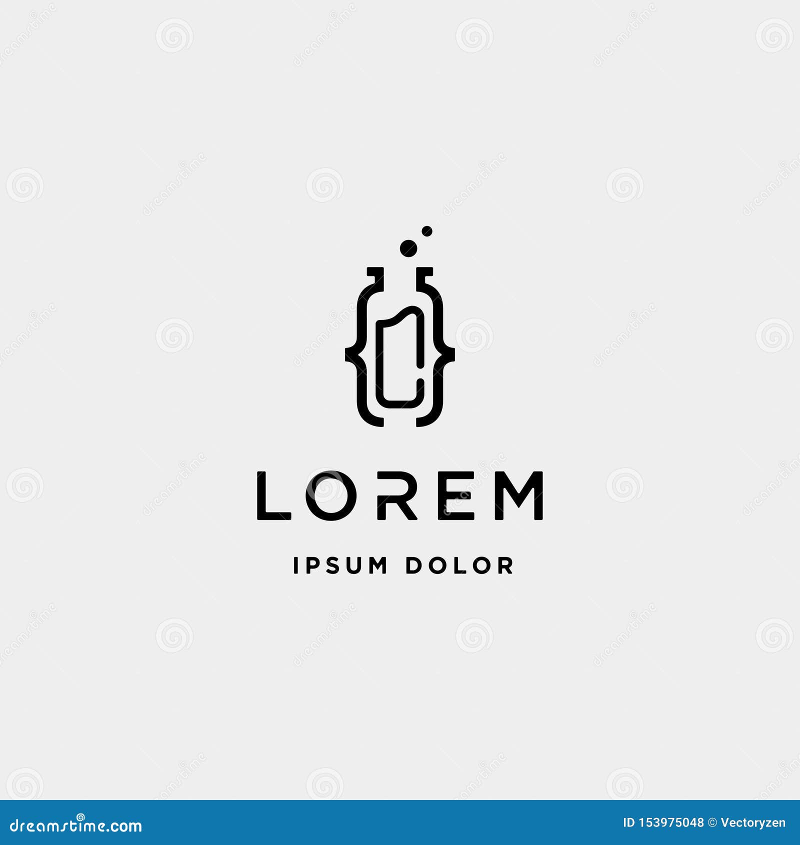 Code Lab Logo Design Research Coding Vector Symbol Stock Vector ...