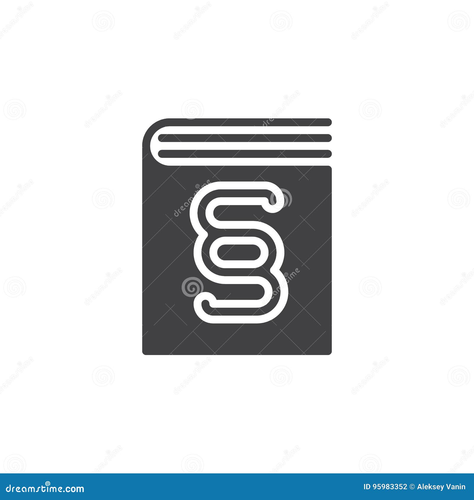 Code of Law Book Icon Vector, Filled Flat Sign, Solid Pictogram ...