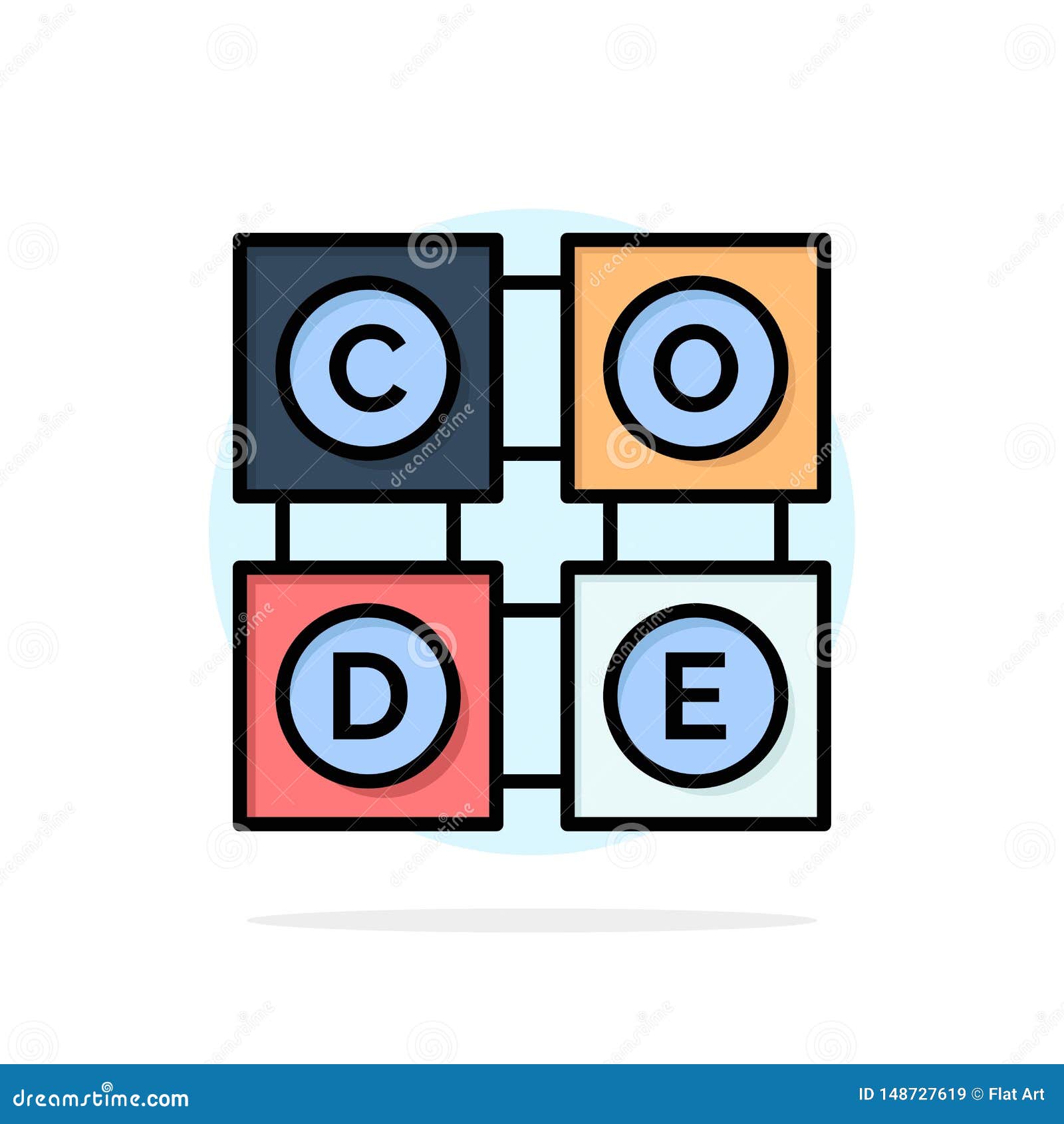 Code, Learning, Code Learning, Education Abstract Circle Background ...