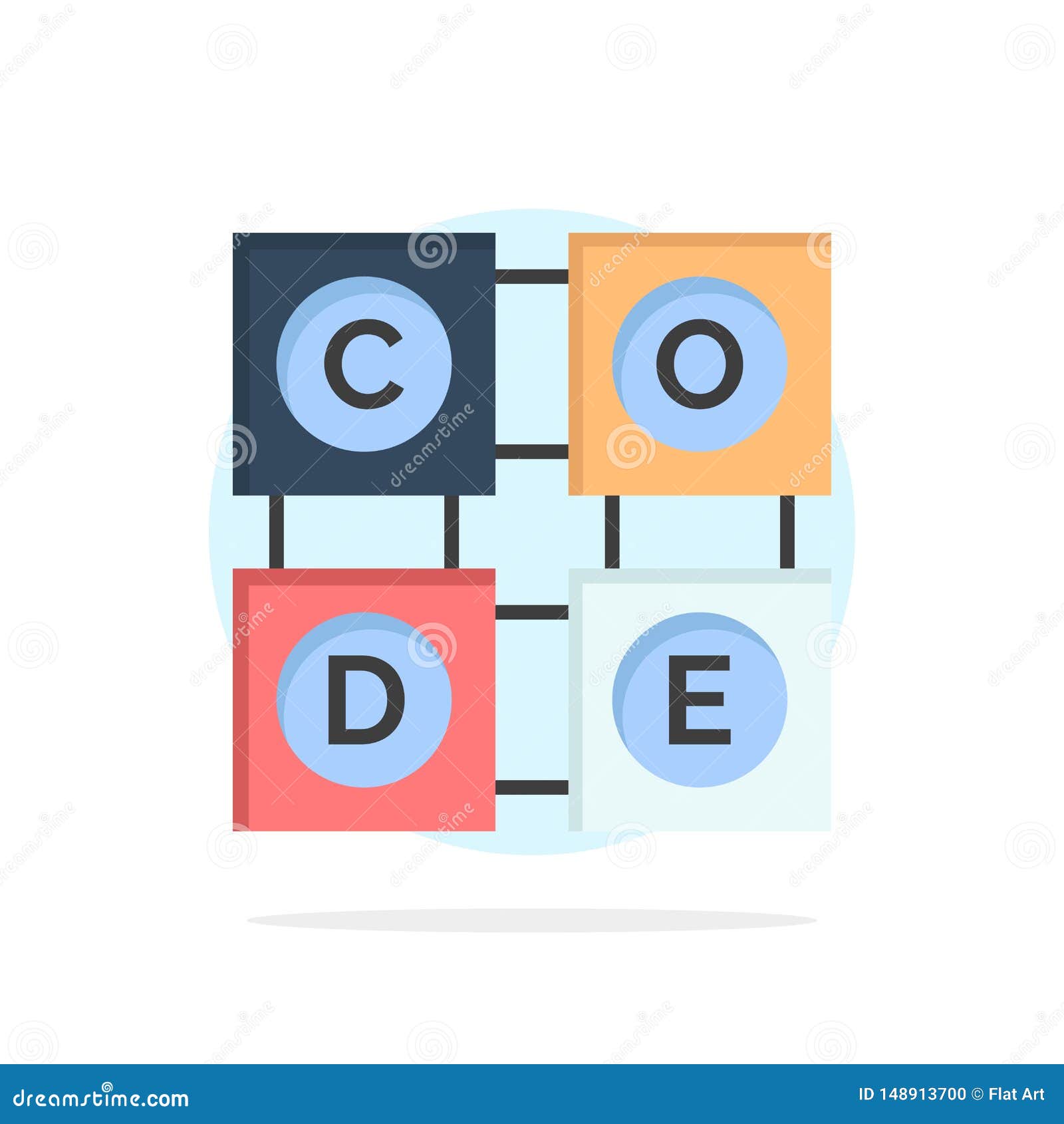 Code, Learning, Code Learning, Education Abstract Circle Background ...