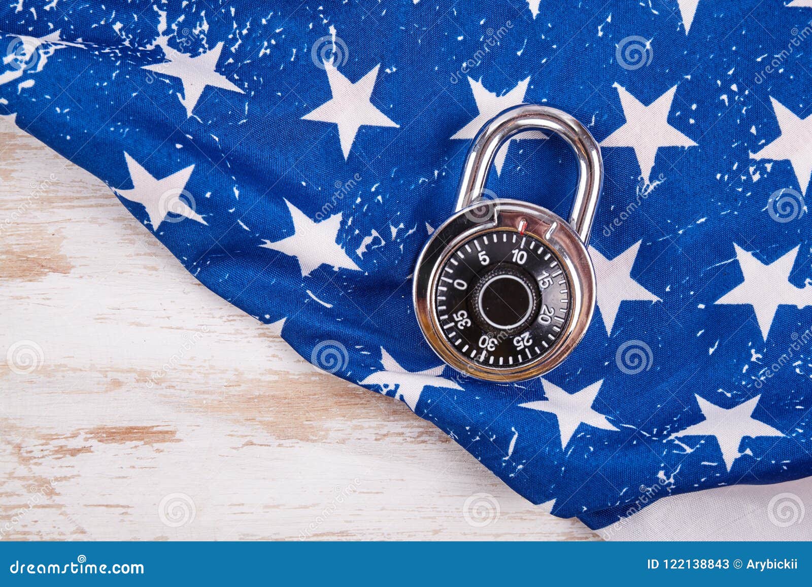 Code Lock and American Flag Stock Image - Image of action, culture ...