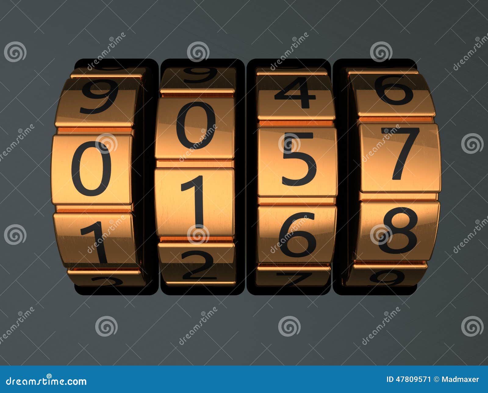 Code lock stock illustration. Illustration of random - 47809571