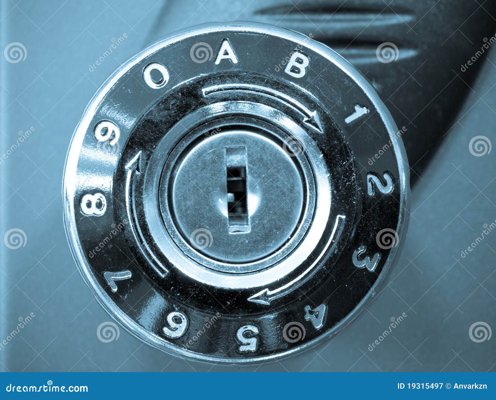 Code Lock for Personal Belongigns Stock Image - Image of access, code ...