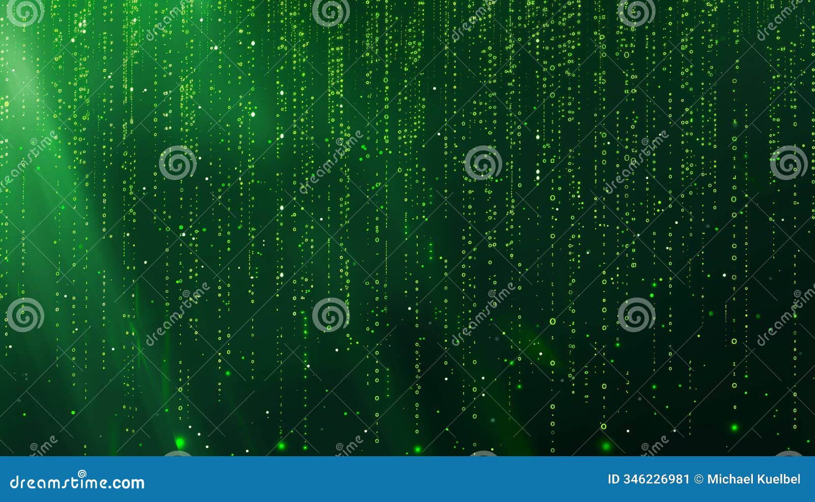 Code in Motion: Matrix Green Animation Stock Image - Image of pattern ...