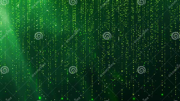 Code in Motion: Matrix Green Animation Stock Image - Image of pattern ...