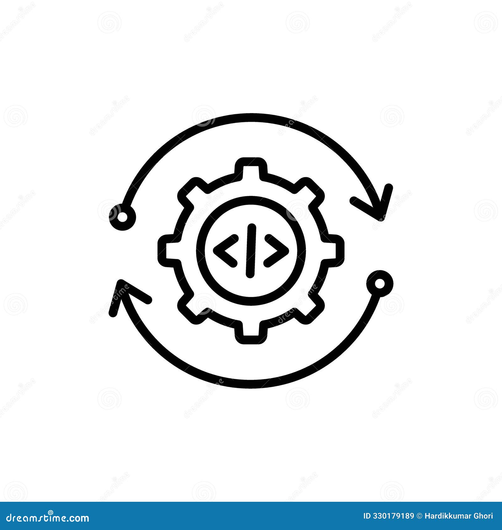 Code optimization icon stock vector. Illustration of symbol - 330179189